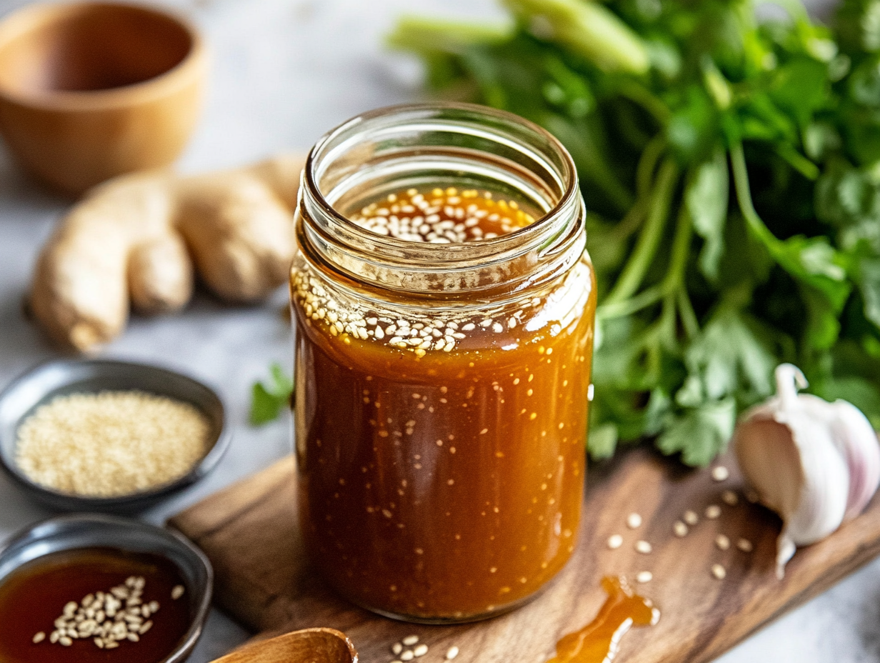 Zesty Sesame Ginger Dressing: A Flavor-Packed Asian Delight