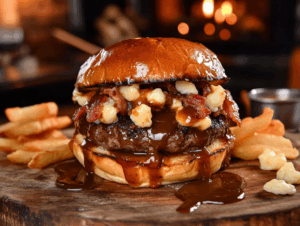 Decadent Poutine Burger Merges Canadian and American Flavors