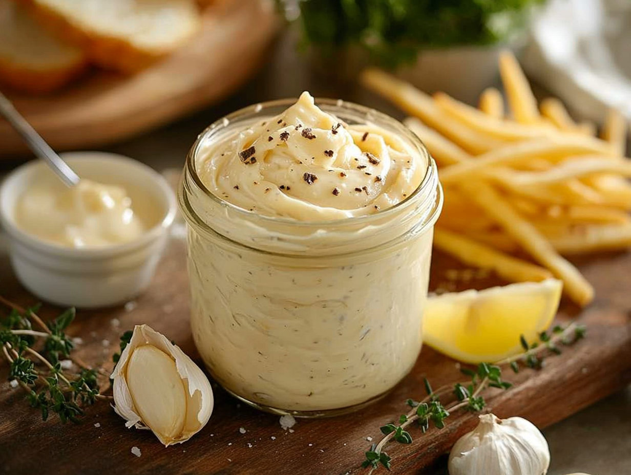 Luxurious Garlic Parmesan Truffle Mayo Elevates Every Bite