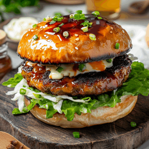 Fusion of Japan's Street Food and Classic American Burger