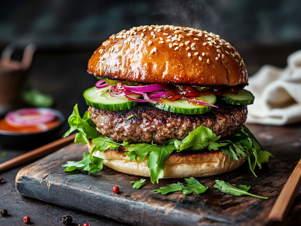 Hot Pot Burger A Delicious Fusion of Chinese and American Flavors