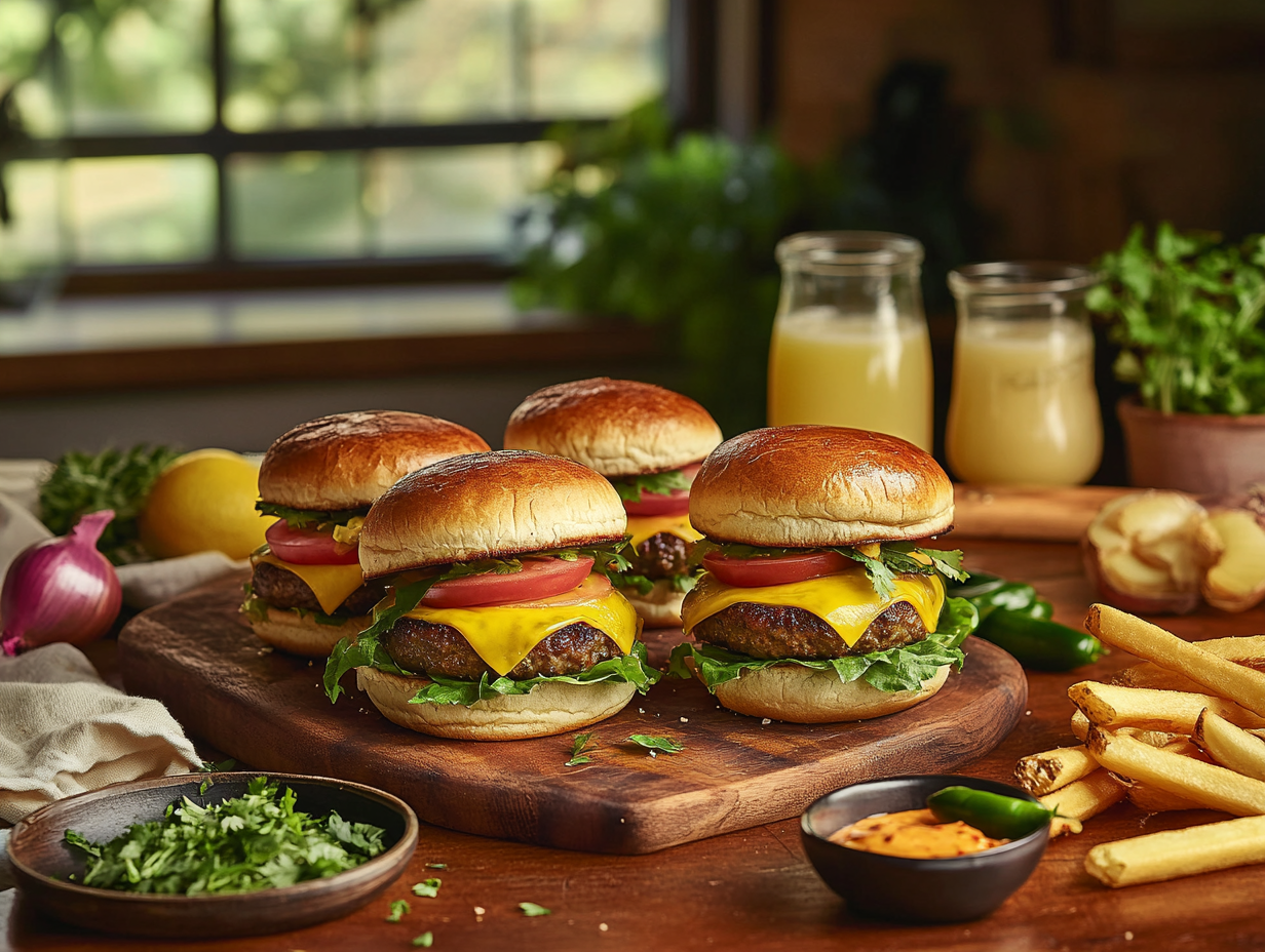 Exotic Moroccan Lamb Burgers with Ras el Hanout Spice