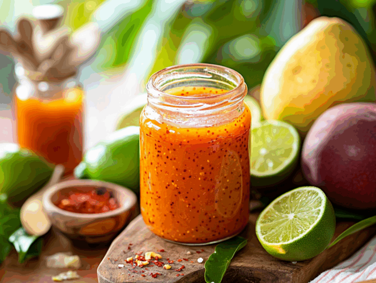 Tropical Guava Sauce: A Sweet and Spicy Caribbean Delight