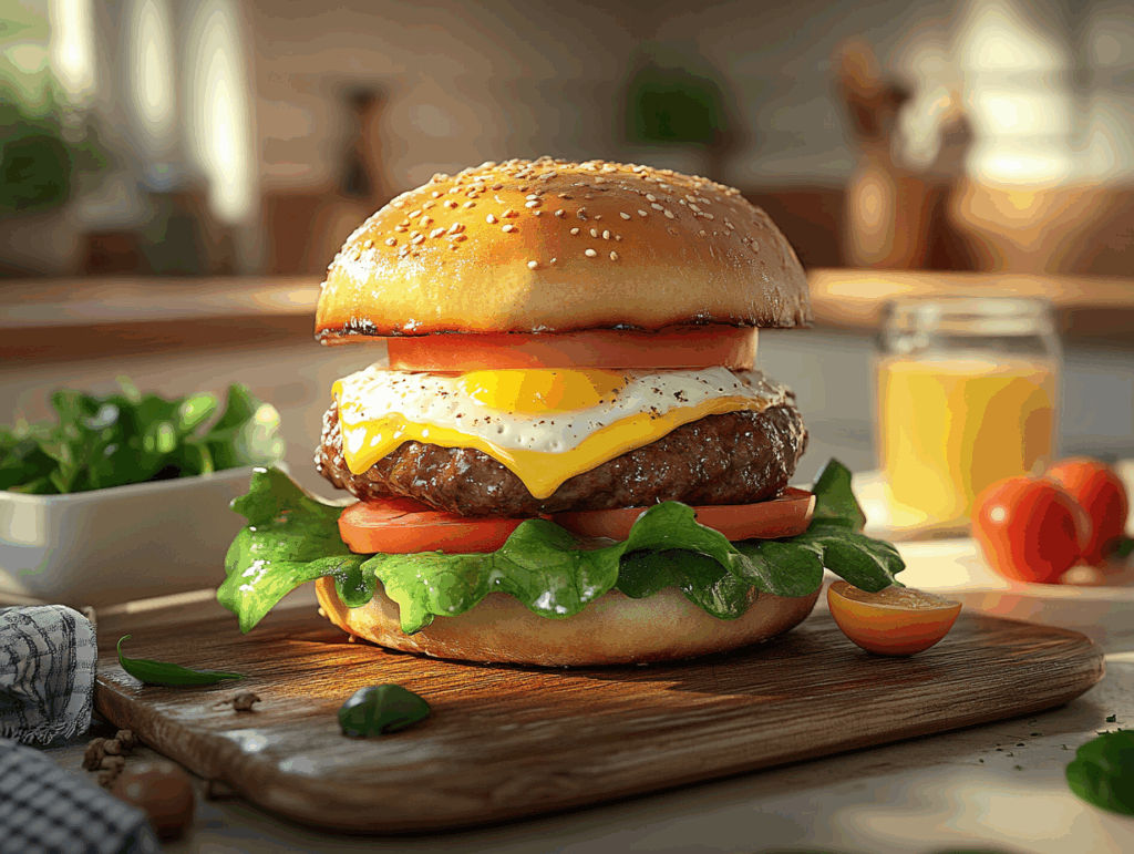 Brazilian X-Burger: A Delicious Symphony of Cheese and Egg