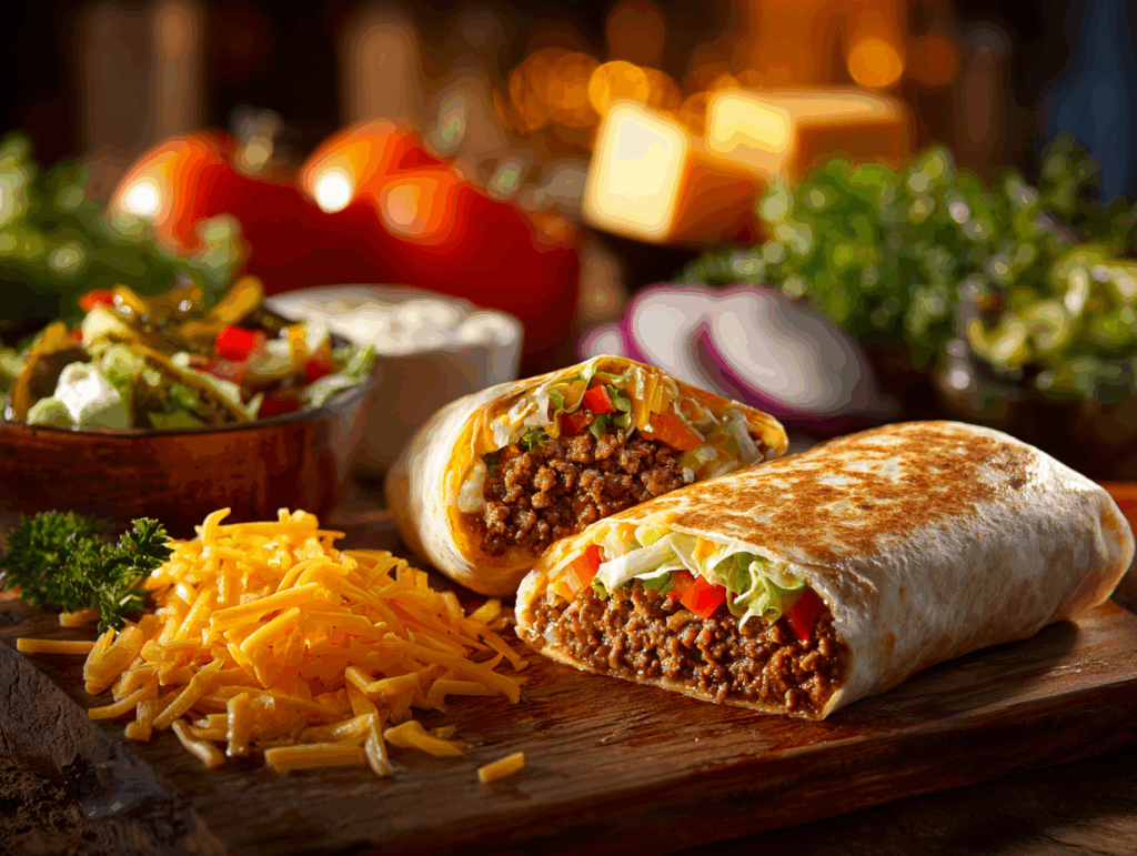 Burger Burrito A Delicious Fusion of American Comfort Food