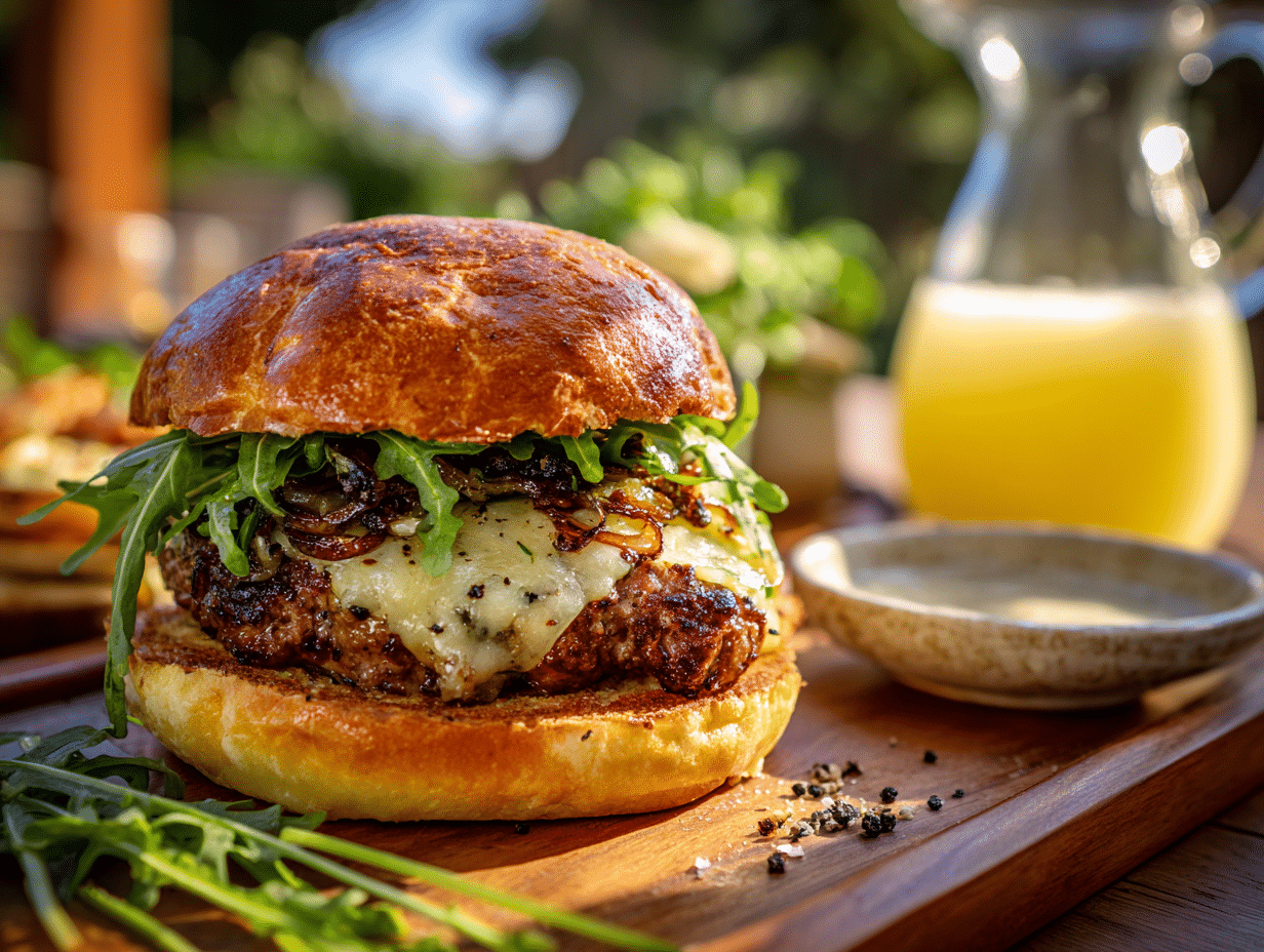 Spicy Homemade Maharaja Mac: A Royal Burger Experience