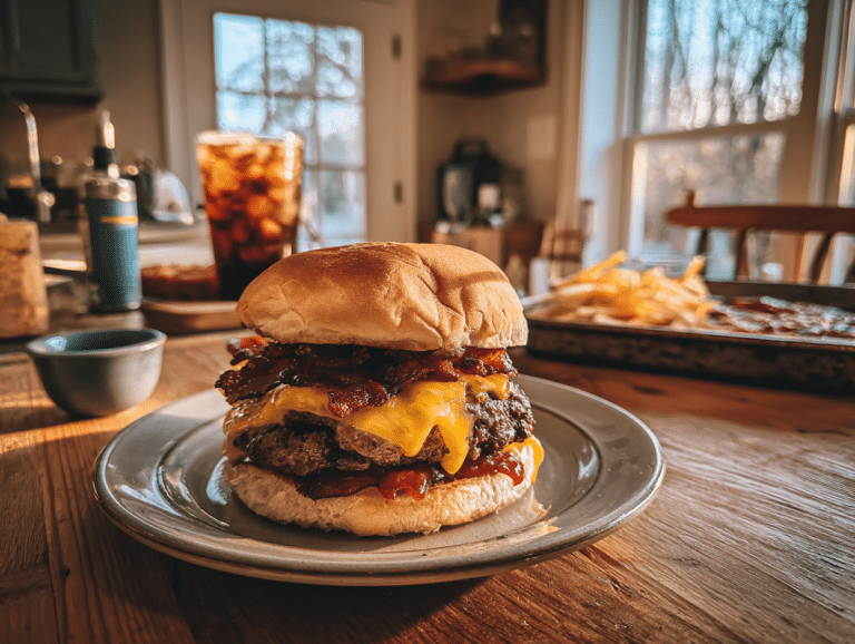 Double Bacon Smash Burger